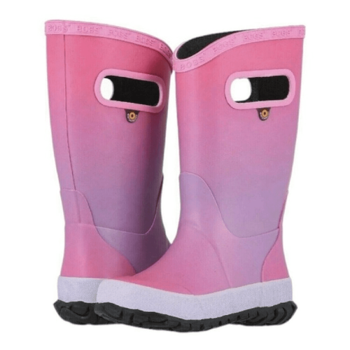 Bogs rain-boots Ombre girls Kids toddler child pink purple bloom boots ...