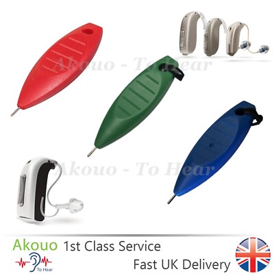 Oticon / Bernafon Hearing Aid Receiver Wire/ Battery Drawer / Removing ...