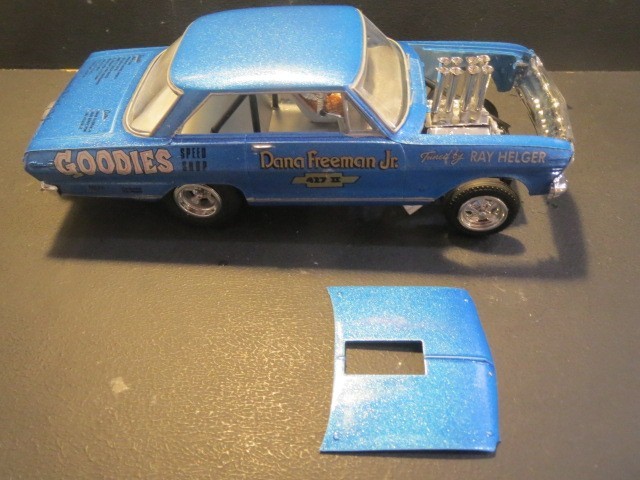 Dana Freeman's 65 Nova AWB 1/25 Funnycar Display Model from Fremont ...