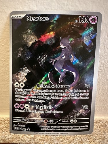 Mewtwo 052 Sv: Scarlet & Violet Promo Cards Holo Illustration Rare | eBay