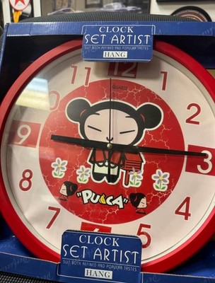 Quartz Red And White Pucca Character Clock | eBay