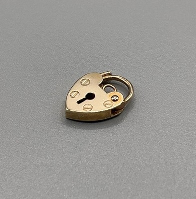 9ct Gold Lock Charm - 375 Hallmark | eBay UK