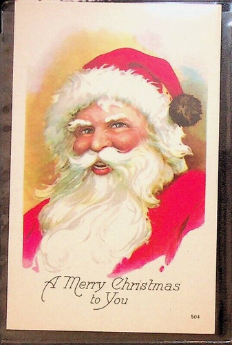 SANTA post card & 3 Christmas post cards | eBay