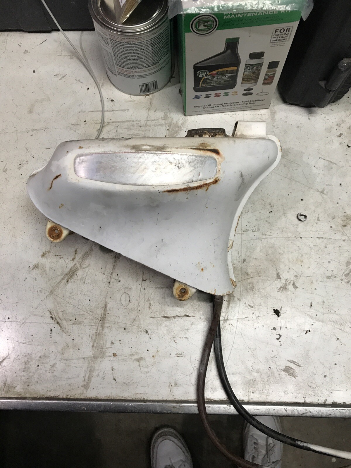 Honda 50 C100 Gas tank, Fuel Vintage Parts. Motorcycle Original 1960s ...