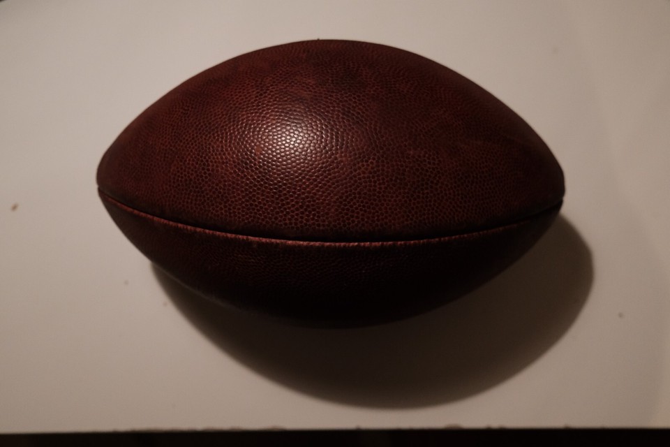 Official Wilson NFL Leather Game Ball "The Duke" 887768988685| eBay