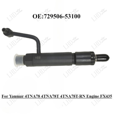 For Yanmar 4TNA78 4TNA78T 4TNA78T-RN Engine FX435 Fuel Injector 729506 ...