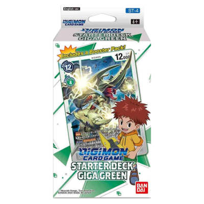 Series 04 Starter Deck 04 Giga Green Digimon Card Game 811039034764 ...