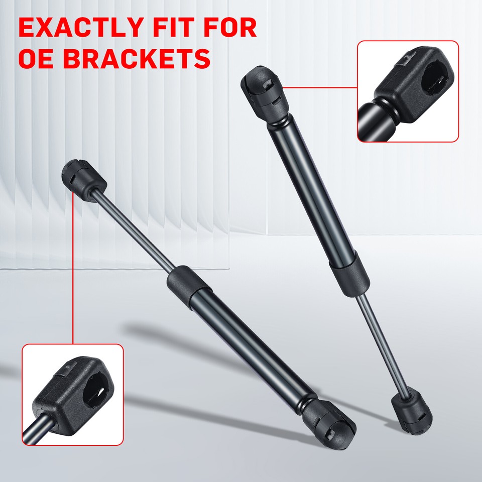 2x 10 Inch 35Lb/156N Gas Strut Shock Lift Support for Truck Pickup Tool ...
