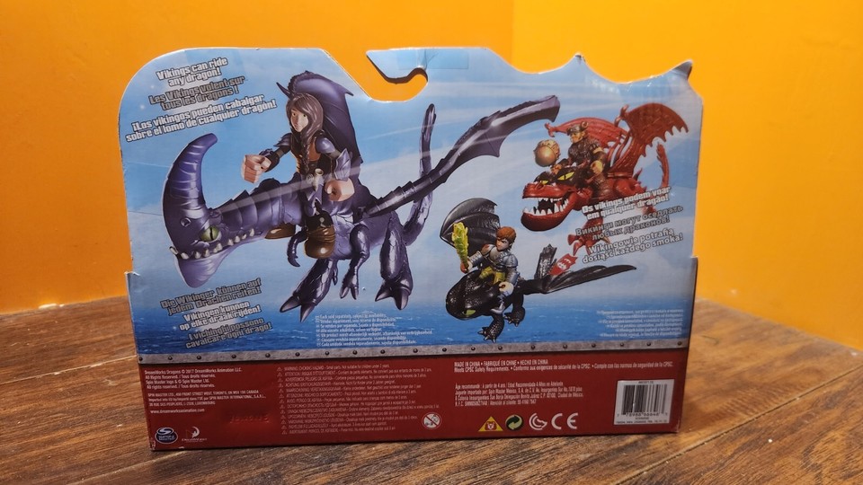 RARE How To Train Your Dragon Heather & Windshear Razorwhip 2017 Spin ...