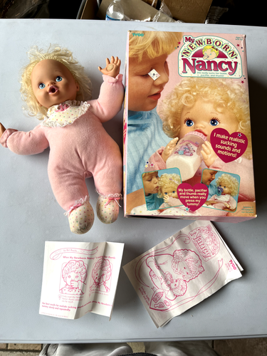 VINTAGE 1993 Tyco MY NEWBORN NANCY Baby Doll w/ Original BOX | eBay