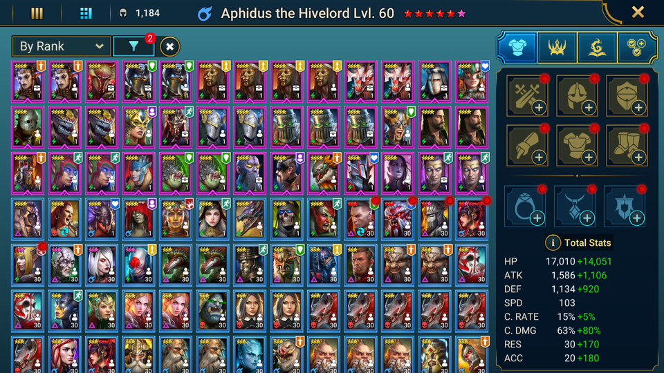 Raid Shadow Legends - 25.1M midgame account | eBay