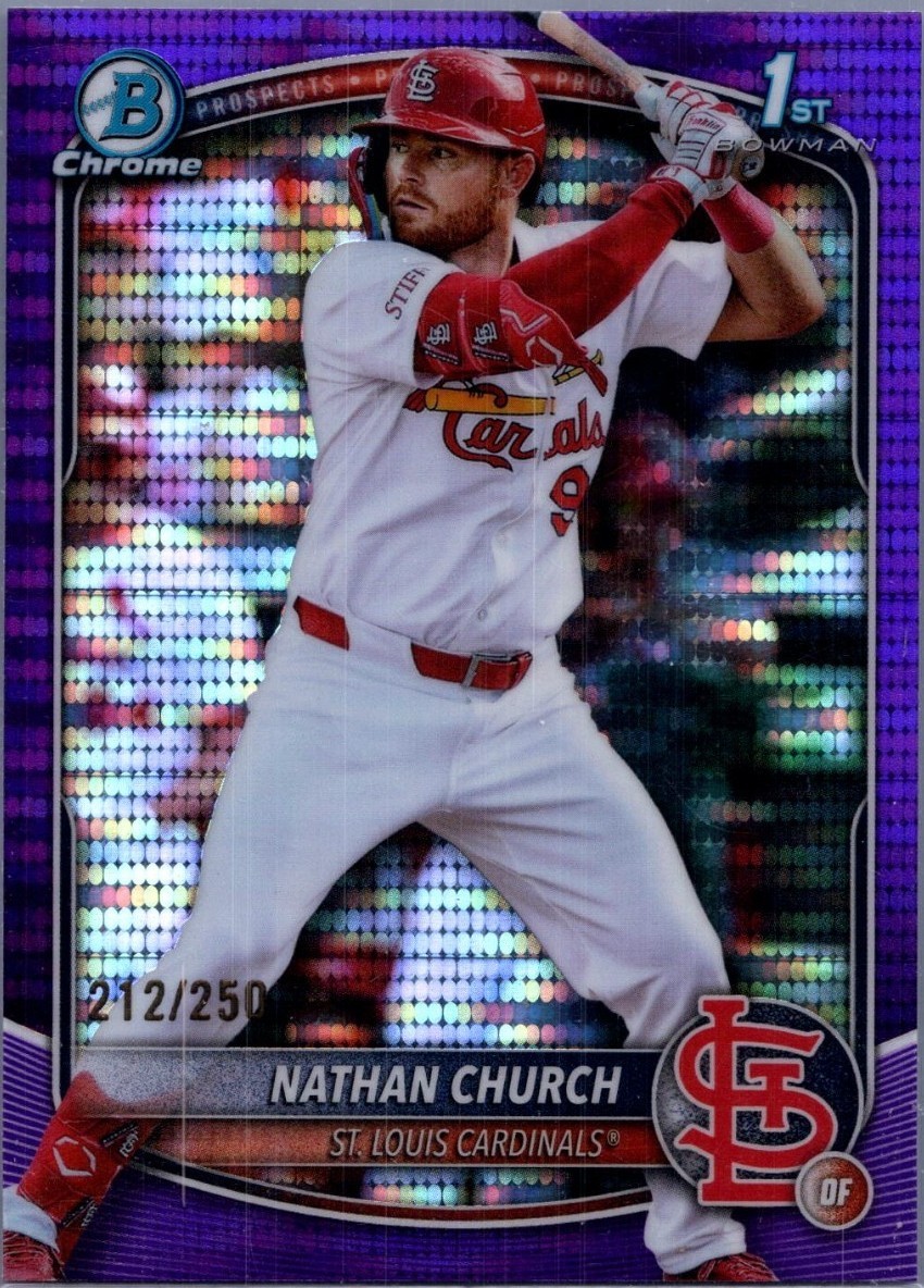 2025 Bowman Chrome - Prospects Nathan Church, Nathan Church #BCP-192 ...