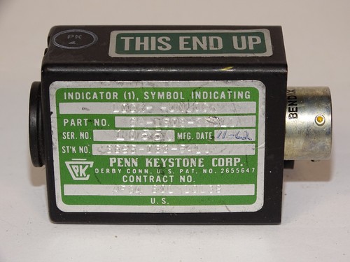 Vintage Penn Keystone LOCK UNLOCK Indicator Symbol Aircraft Cockpit ...