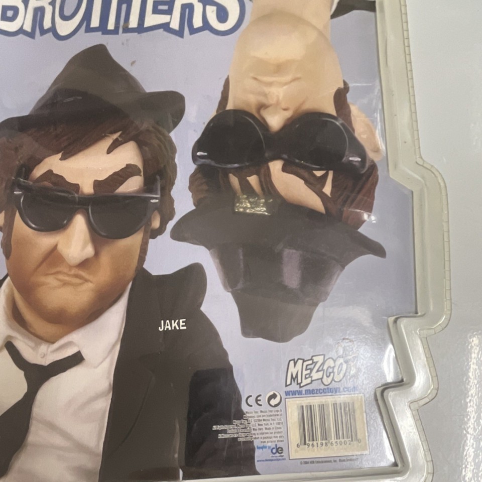 Mezco The Blues Brothers Jake Action Figure, Boxed w/ Hat Microphone ...