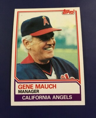 1983 Topps # 276 GENE MAUCH Manager Los Angeles Angels Nice ! | eBay