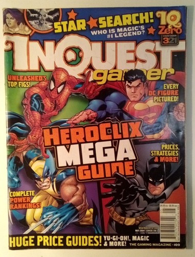INQUEST GAMER #109 MAY 2004 Heroclix Mega Guide Issue MTG Yu-Gi-Oh ...