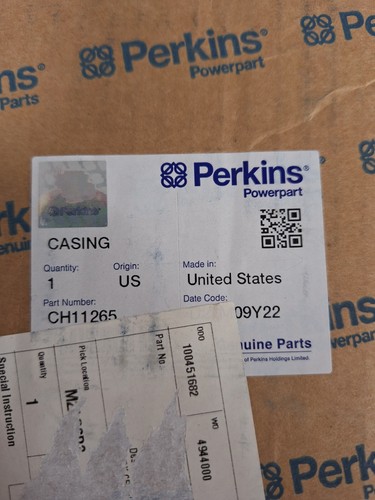 New Genuine OEM Perkins CH11265 Fuel Filter Housing Casing | eBay