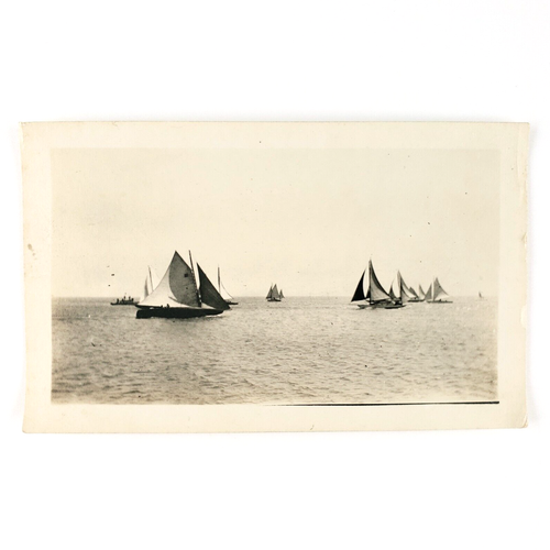 Lake Michigan Sailboat Race Photo 1920s Sailing Yacht Boat Party ...