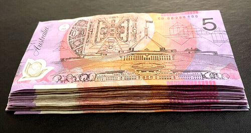 1 X RARE Australian $5 note Old Style Collectable Notes Various years ...