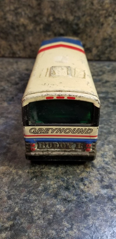Vintage Buddy L Greyhound Americruiser Bus Green Windows ~ Japan No ...