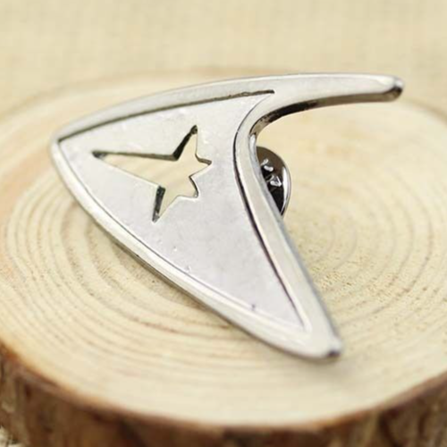 Star Trek Command Insignia Pin / Communicator Pin Silver Collectible | eBay