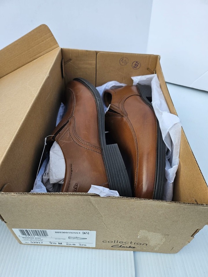 Clarks Mens Whiddon Step Leather Loafer | eBay