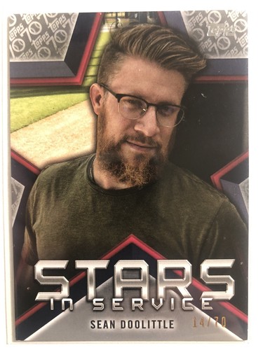 2021 Topps - Stars in Service Platinum Anniversary #SIS-17 Sean Doolittle /70 for sale online | eBay