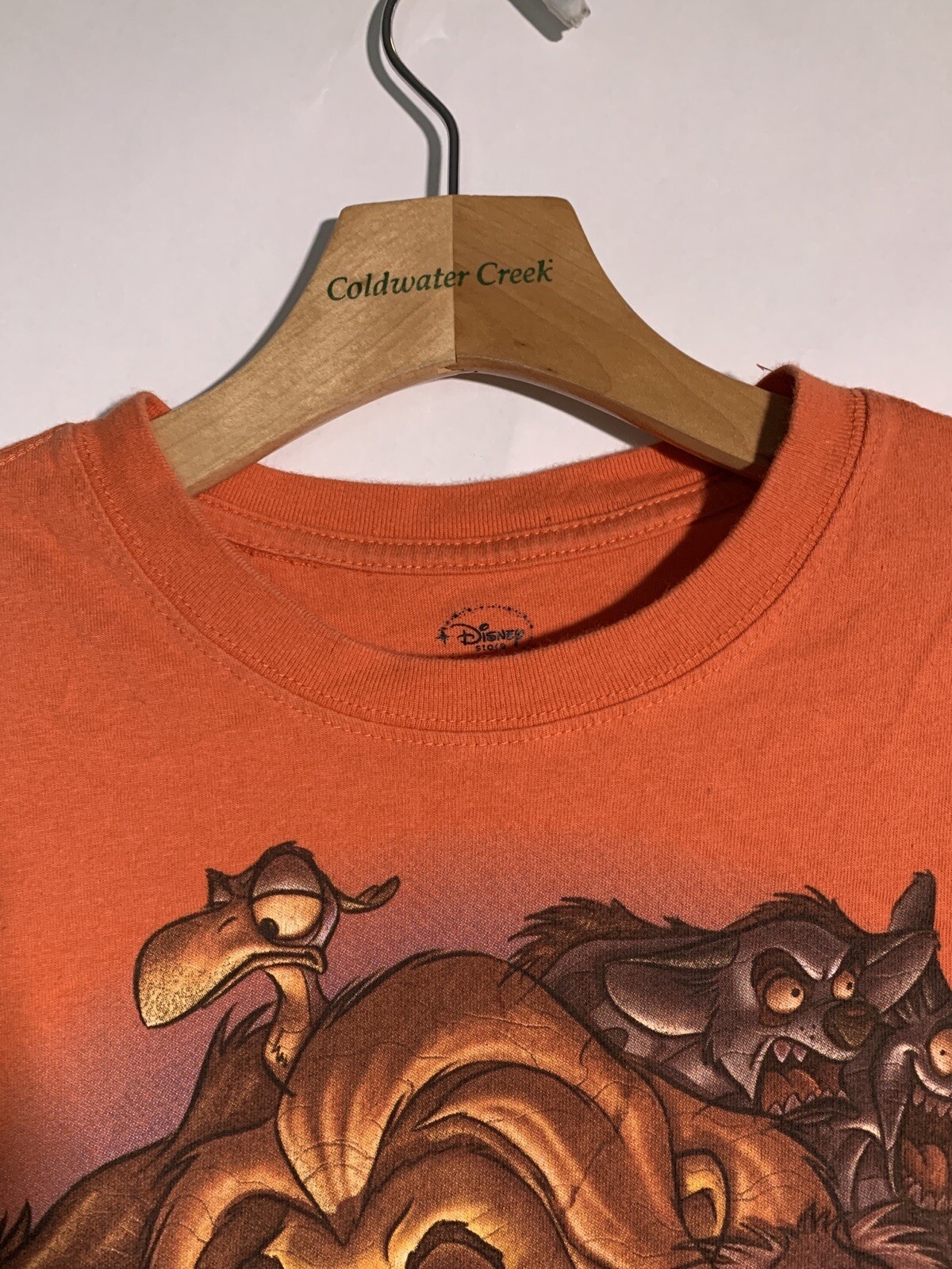 Lion King Disney Mufasa & Simba Orange Graphic T Shir… - Gem