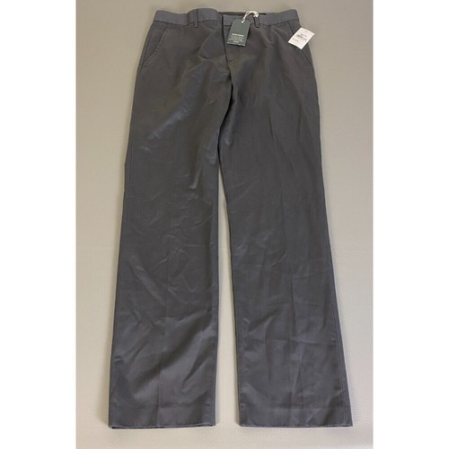 Bonobos Friday Dress Pants Men's 32x32 Gray Straight Leg Cotton Blend ...
