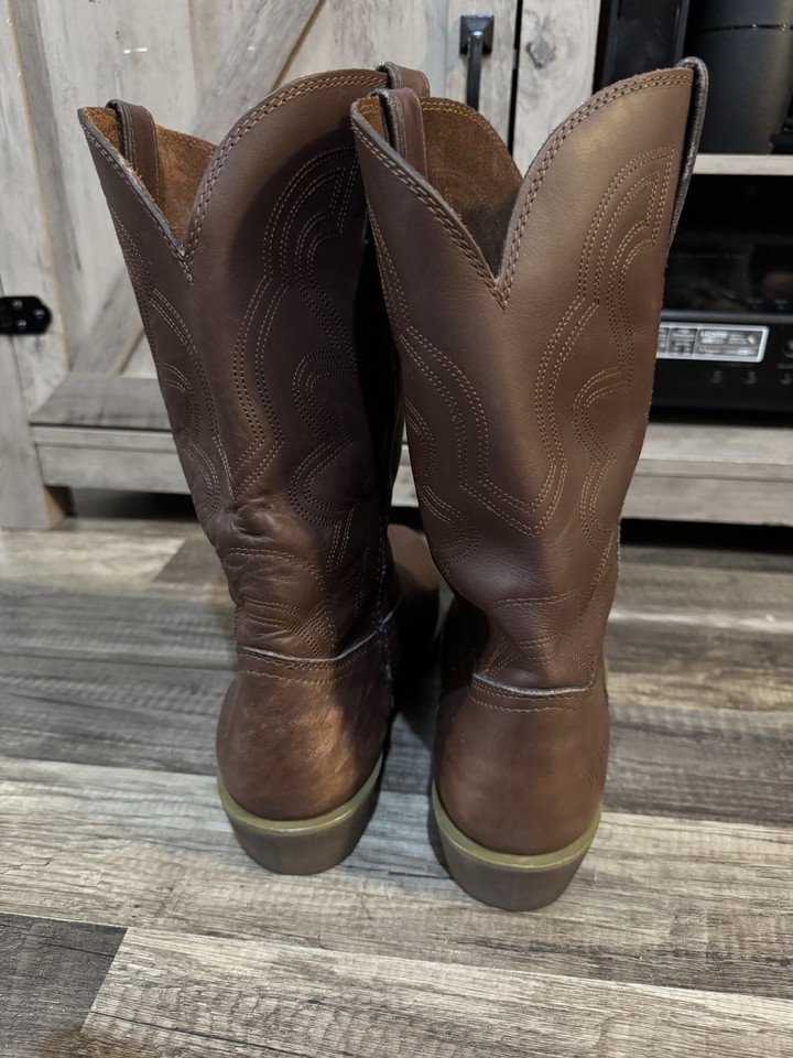 Durango Western Embroidered Boots Men's Size 11EE Brown Leather Cowboy ...