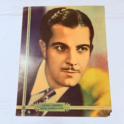 1930s Ramon Navarro Original MGM 22x28 Half Sheet Personality Movie ...