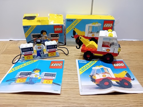 Lego Shell petrol pump and truck 6610 6628 boxed with instructions | eBay