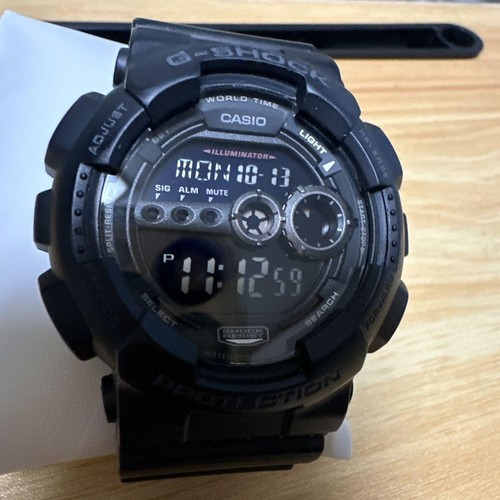 CASIO G SHOCK 3263 Digital Wristwatch Black | eBay