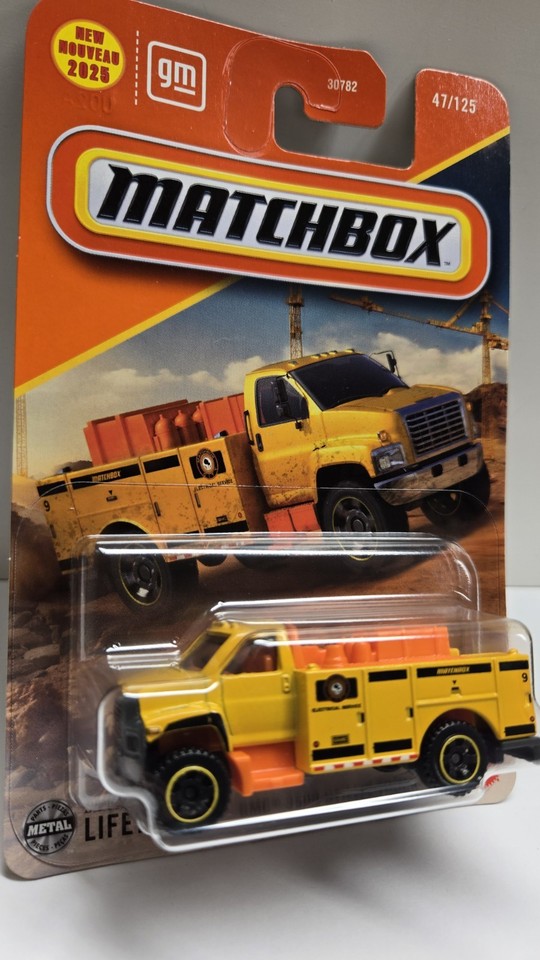 Matchbox GMC 3500 Utility Truck #47 New 2025 Case F | eBay