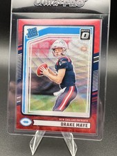 2024 Panini Donruss - Rated Rookie Drake Maye #379 Optic Preview Red ...