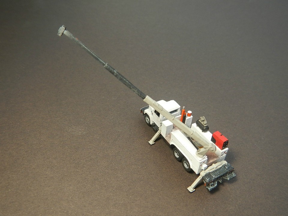 N Scale Model Kit JL Maintenance Of Way Gondola Crane Metal Kit Model ...