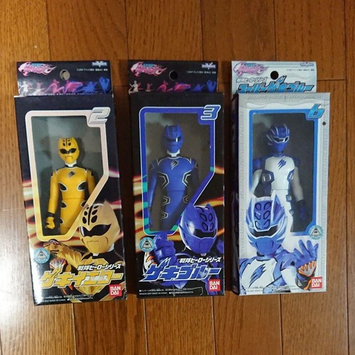 Bandai Toei Power Rangers Jungle Fury Gekiranger PVC Figure 5p Set 2007 ...