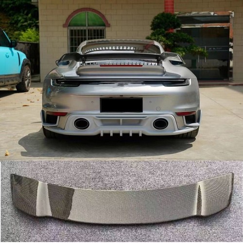 Dry Carbon Fiber Car Rear Spoiler Wing For Porsche Carrera 911 992 ...
