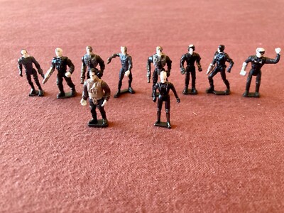 Playmates Star Trek Strike Force Mini Figure Borg Assimilation Team ...