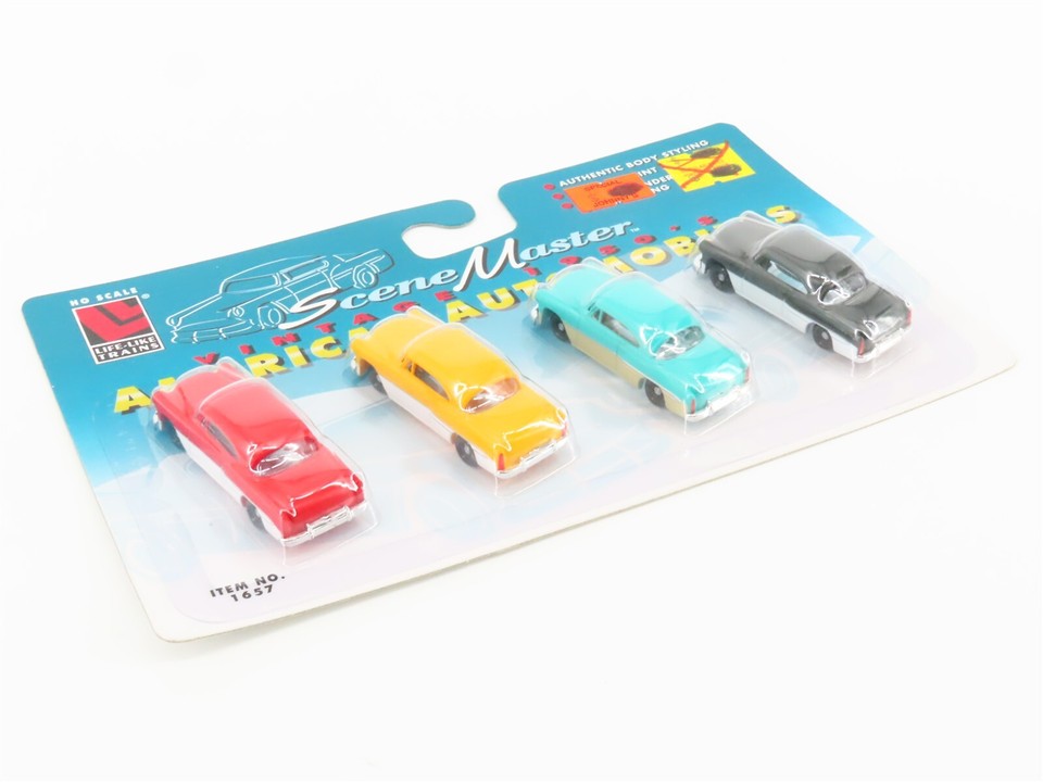 LOT of 10 HO Scale Life-Like Scene Master #1657 1950s American ...