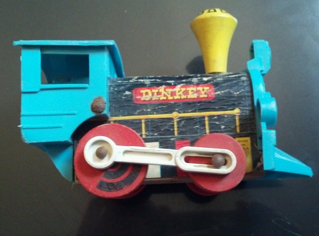 Vintage Original Fisher-Price Dinkey Pull Toy Collectible Train # 642 ...