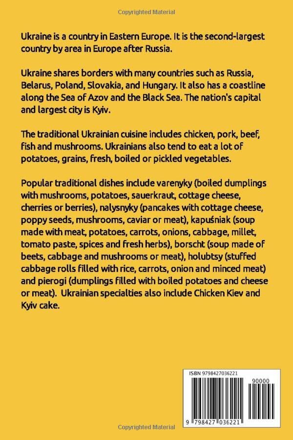 Ukrainian Cookbook Delicious Recipes From The Country of Ukraine ...