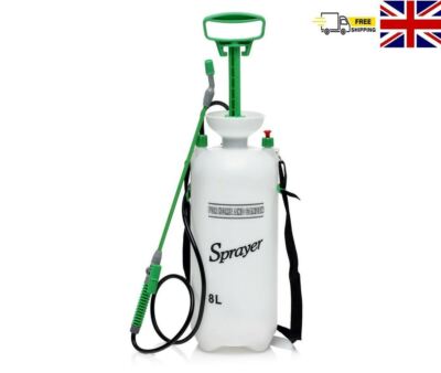 Garden Sprayer 8L Pressure Chemical Weed killer Water Spray Bottle ...