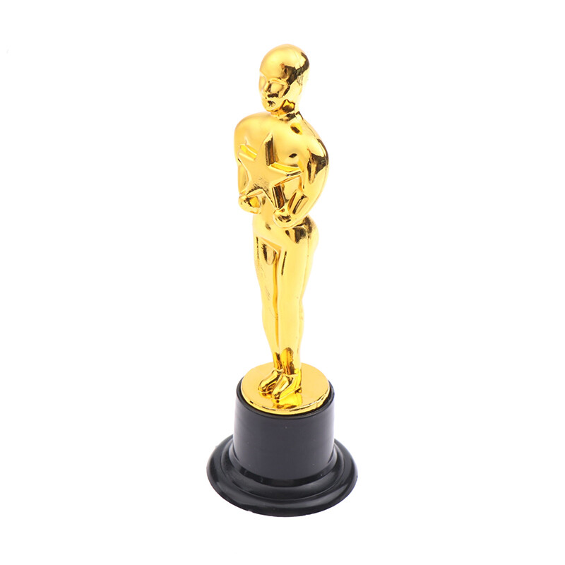 Little Golden Man Statue Trophy Children's Competition Award Medal Home ...