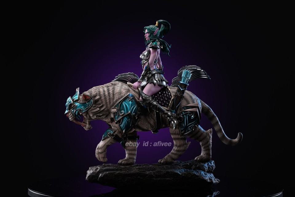 Monster Studio - World of Warcraft Night Elf Huntress 1/5 Statue | eBay