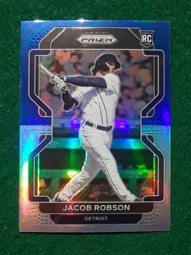 Jacob Robson 2022 Carolina Blue Prizm Rookie #60 Detroit Tigers | eBay