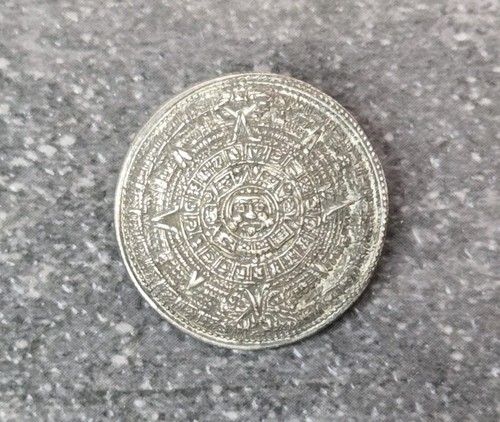 Taxco Sterling Silver Aztec Mayan Calendar Brooch Pendant Pin 85 Grains ...