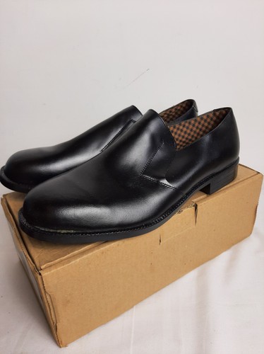 Cushy Numbers Black Leather Slip On Shoes Size 11 | eBay