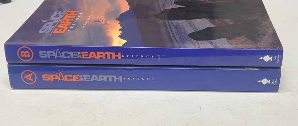 BJU Space & Earth Science With Student Activities set Books A & B 3rd ...