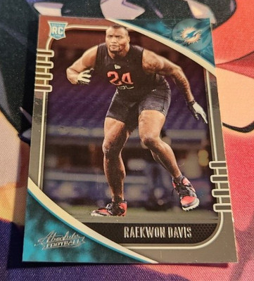 2020 Panini Absolute RAEKWON DAVIS Miami Dolphins Rookie Card RC | eBay